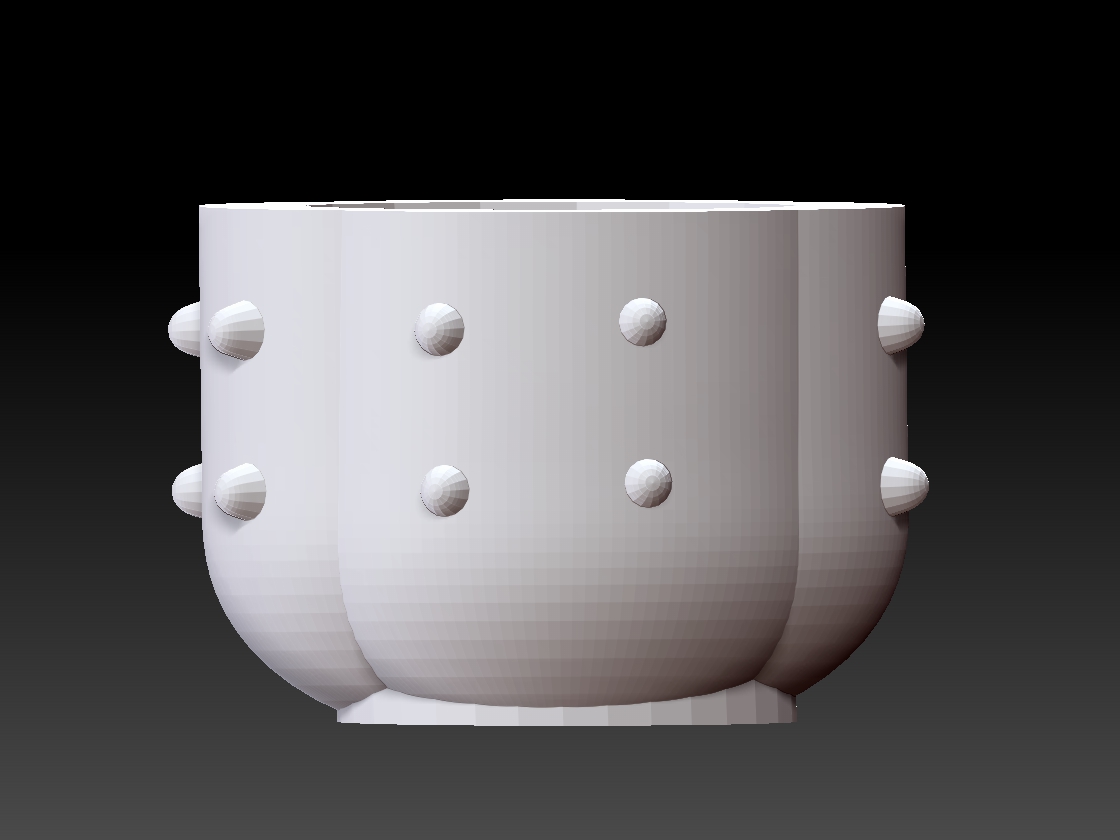 STL file cactus pot - flowerpot 🌵 ・3D printer design to download・Cults