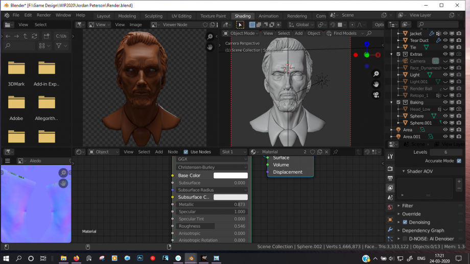 3D file Bust of Jordan Peterson 👤 ・3D printer design to download・Cults