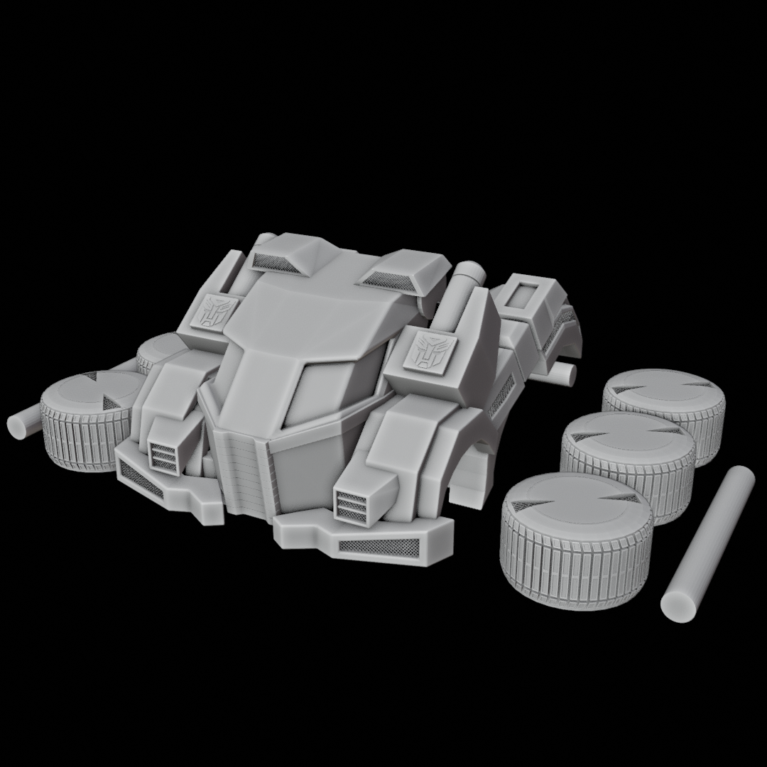 🍂 Optimus vehicle mode fall of cybertron・Free OBJ File for 3D printing ...