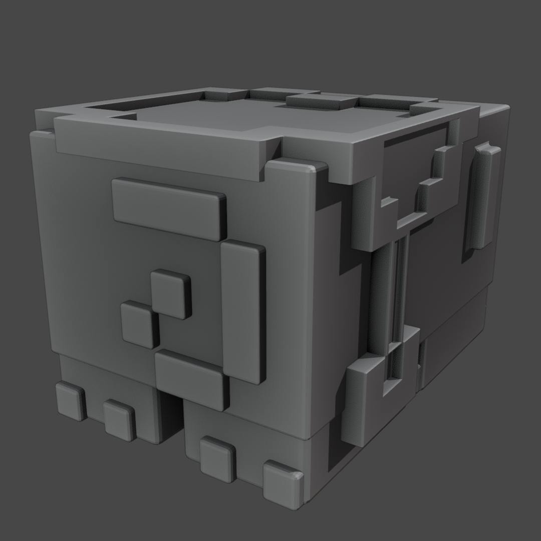 Free OBJ file Minecraft Mini pig with saddle 🐖 ・3D printer model to ...