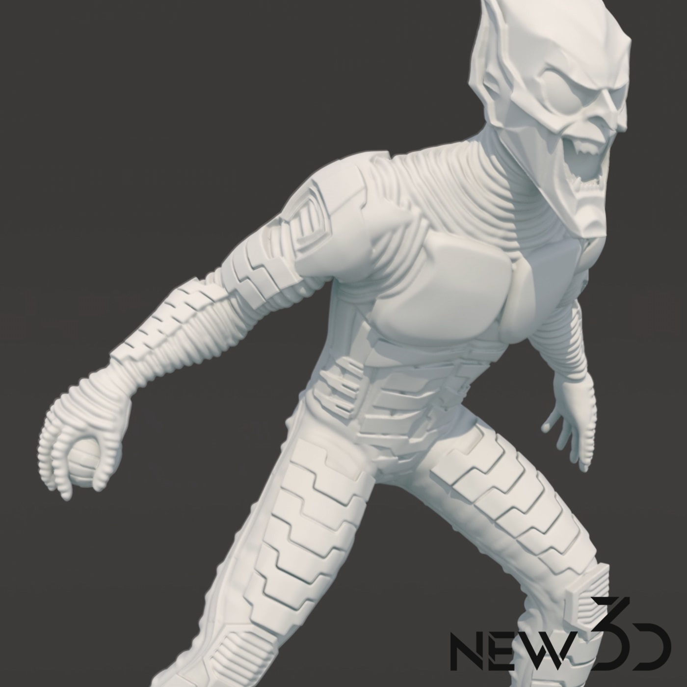 STL file Green goblin 3D print model 👺 (OBJ)・3D printable model to ...