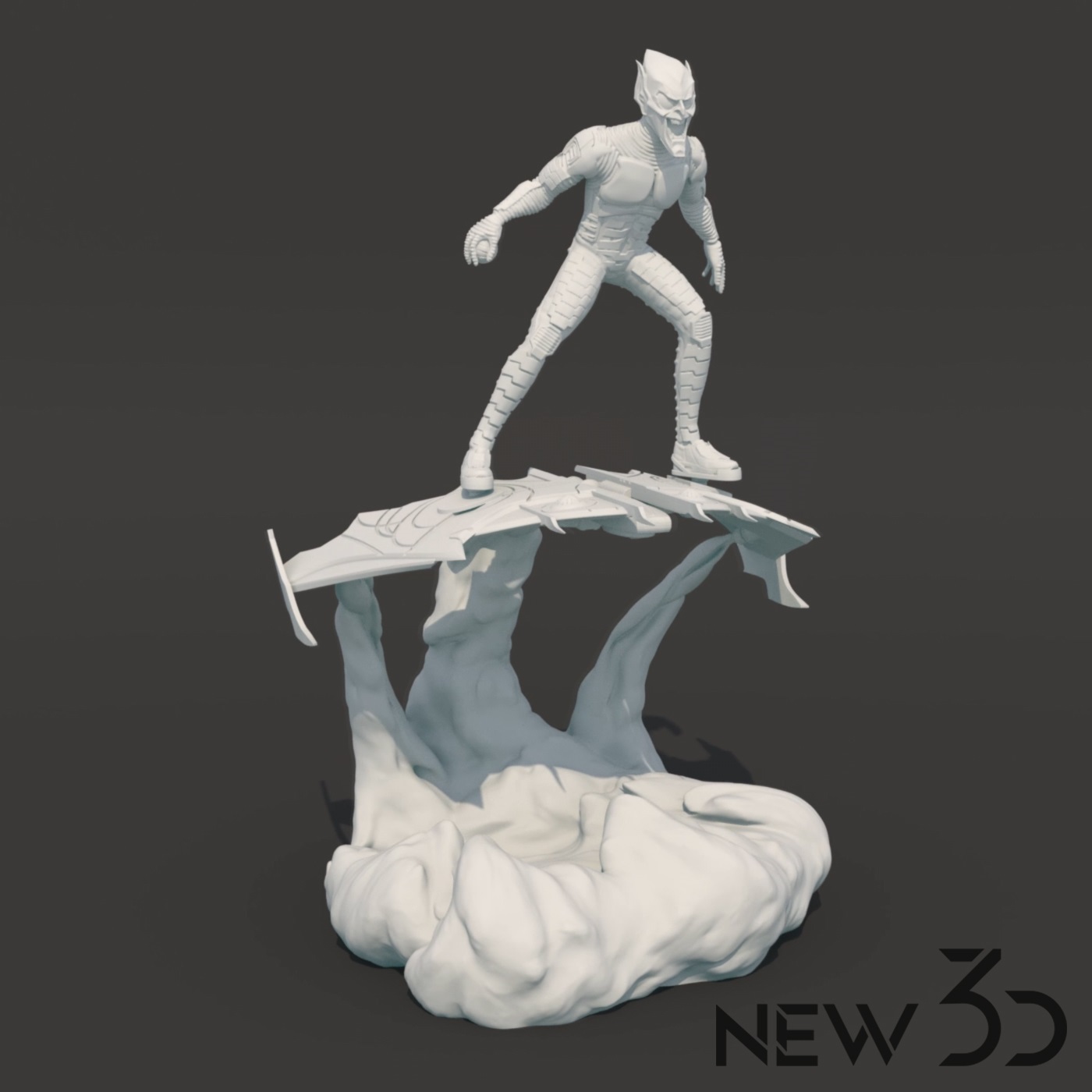 STL file Green goblin 3D print model 👺 (OBJ)・3D printable model to ...
