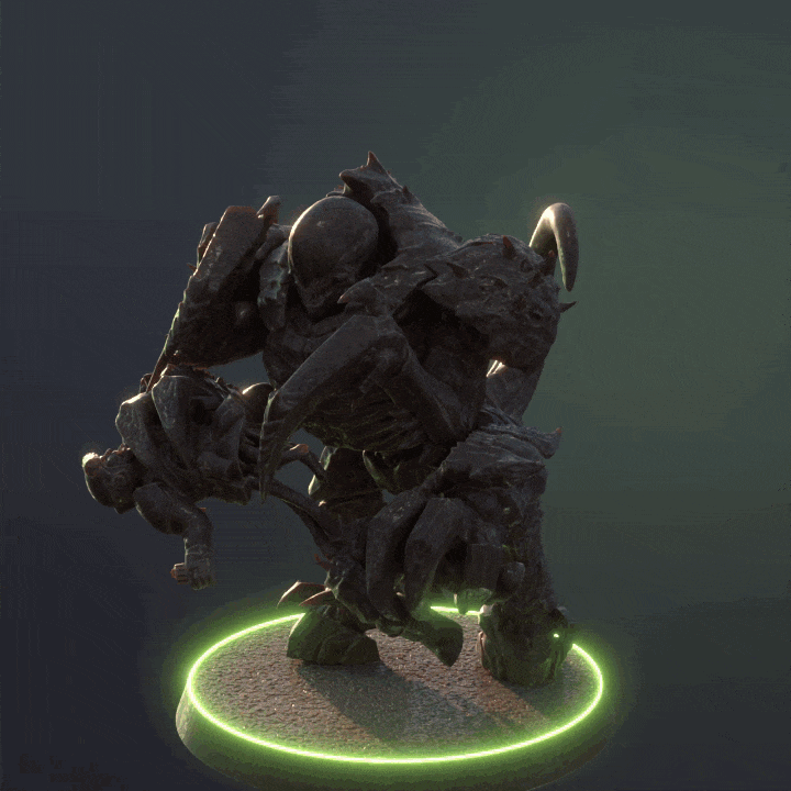 🛰 Space Bugs of Death Terrornid Guard・Free 3D File for ・Cults