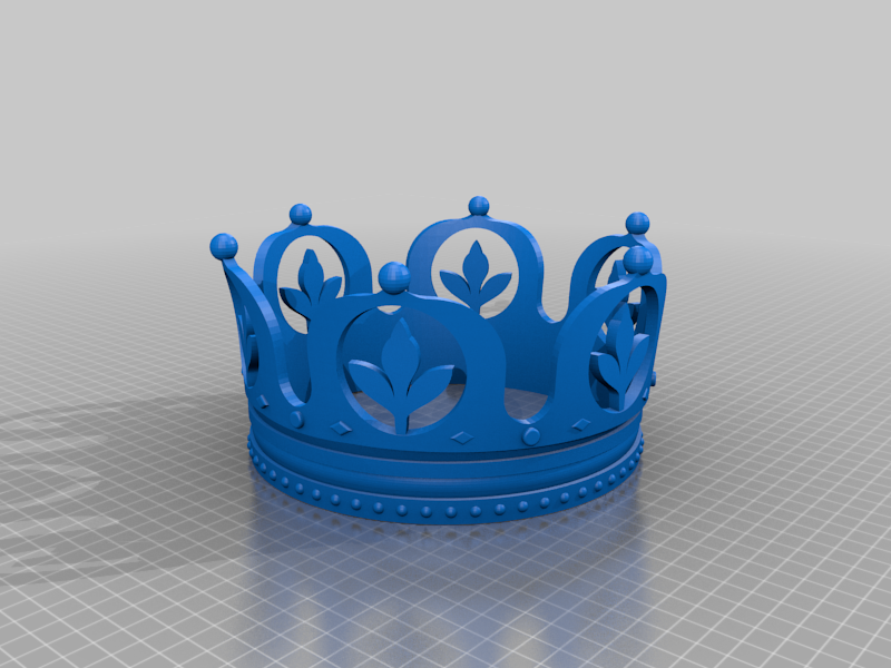 👑 Crown・Free STL File for ・Cults