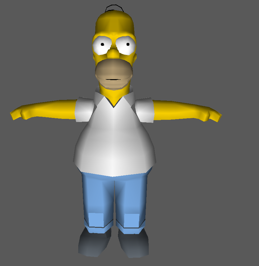 👾 Homer Simpsons・Free OBJ File for ・Cults