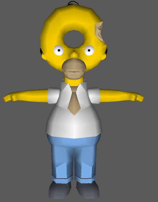 Free OBJ file Homer Donut 👾 ・Design to download and 3D print・Cults