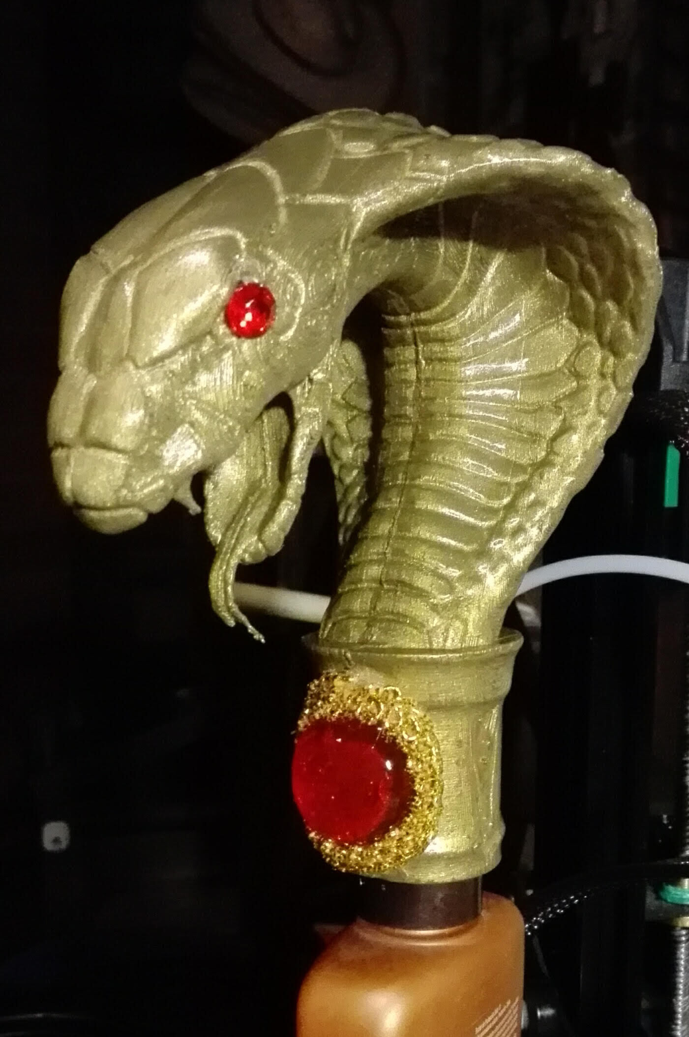 Imprimir en 3D Cobra Topper gratis (bastones de senderismo de 7 dólares ...