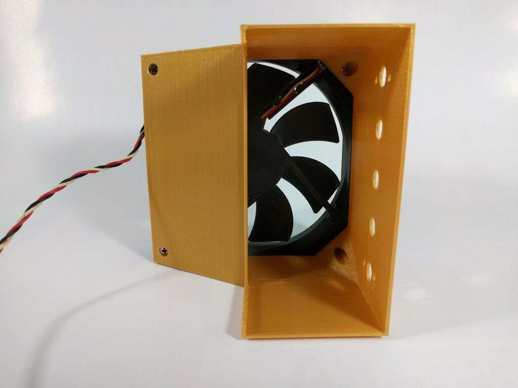 🖥️ 120 mm Fan to 60 x 120 mm Heatsink Shroud・Free STL File for ・Cults