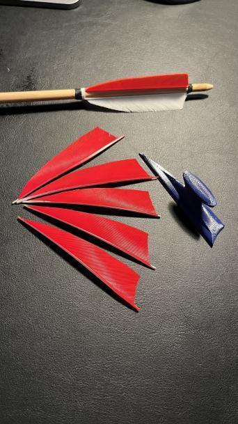 Free STL file Arrow fletching template - shield 🏹 ・3D printer design to ...