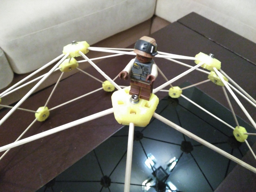 💭 Easy assembled Geodesic Dome・ 3D File for ・Cults