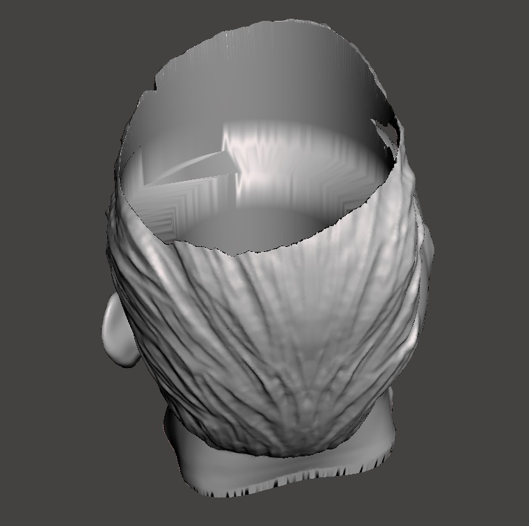 STL file MATTE TERMINATOR HALF FACE 🧉 ・3D print design to download・Cults