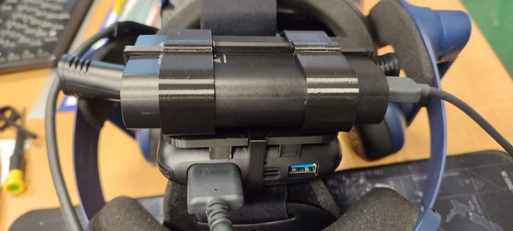 🔋 40x40 Fan support & Anker Battery arm for HTV ViVe Wireless・Free 3D ...