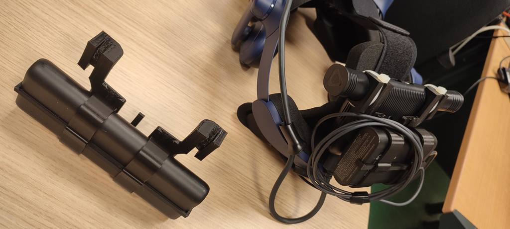 🔋 40x40 Fan support & Anker Battery arm for HTV ViVe Wireless・Free 3D ...