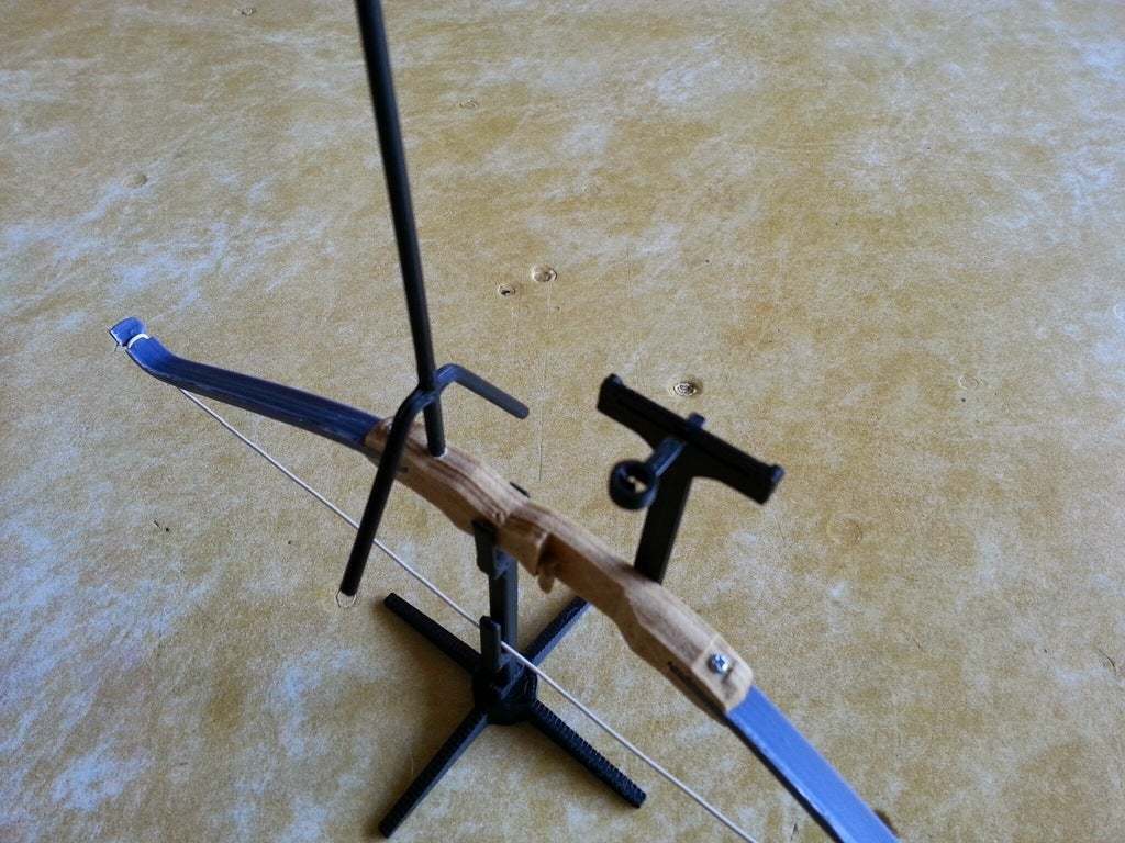 Free STL file Recurve bow on its stand 🏹 ・3D printer model to download ...