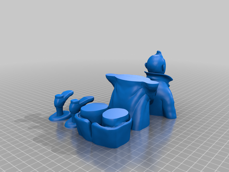 Fichier STL gratuit Tintin, Milou et leur base 🗿 ・Design pour imprimante 3D à télécharger・Cults