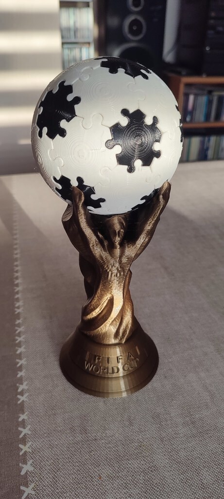 🗺️ Modified FIFA world cup for puzzle soccer ball・Free 3D File for ・Cults