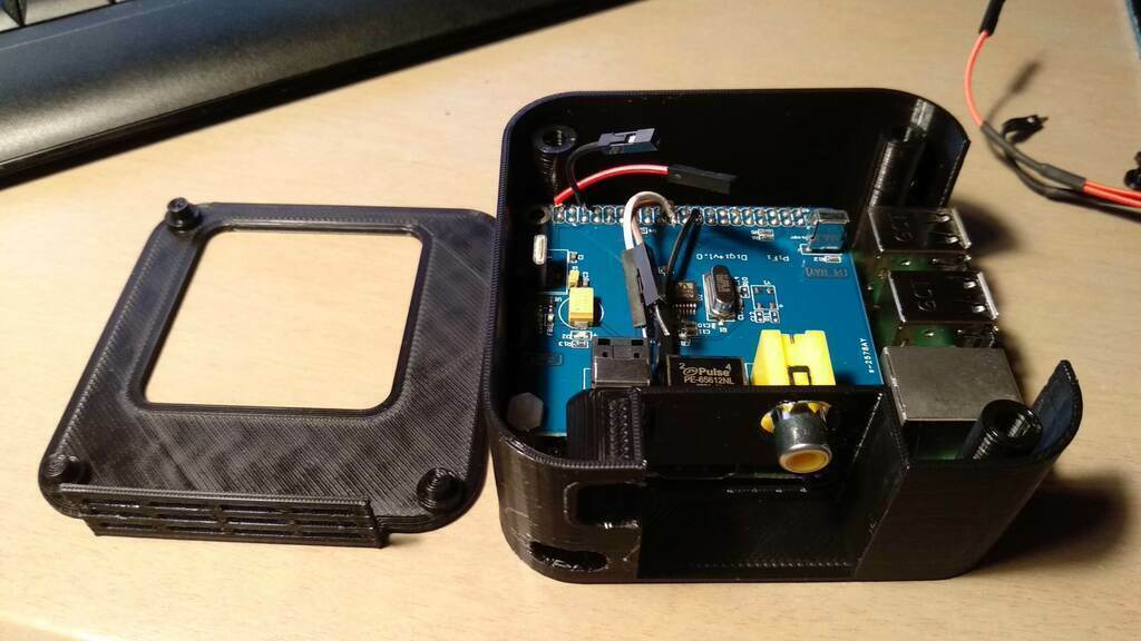 Free STL file Pi3 mediacenter case PiFi hat 🎩 ・Template to download and ...