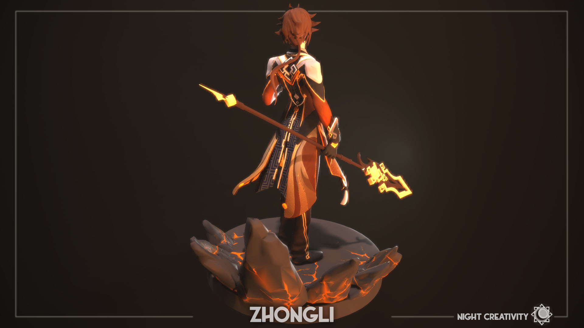 STL file Zhongli - Genshin Impact 3D print model 👾・Model to download ...