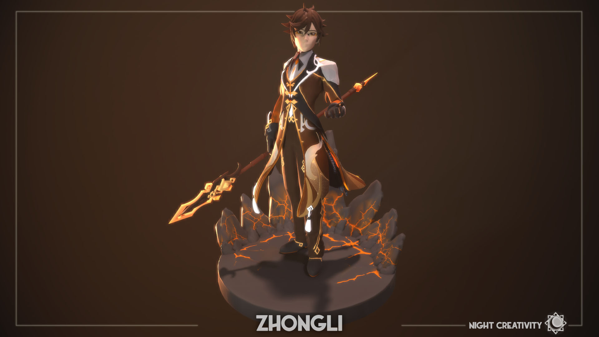 STL file Zhongli - Genshin Impact 3D print model 👾・Model to download ...