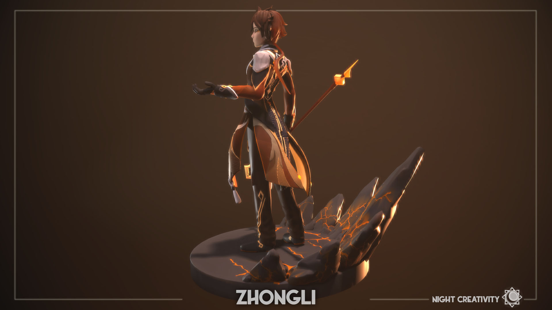 STL file Zhongli - Genshin Impact 3D print model 👾・Model to download ...