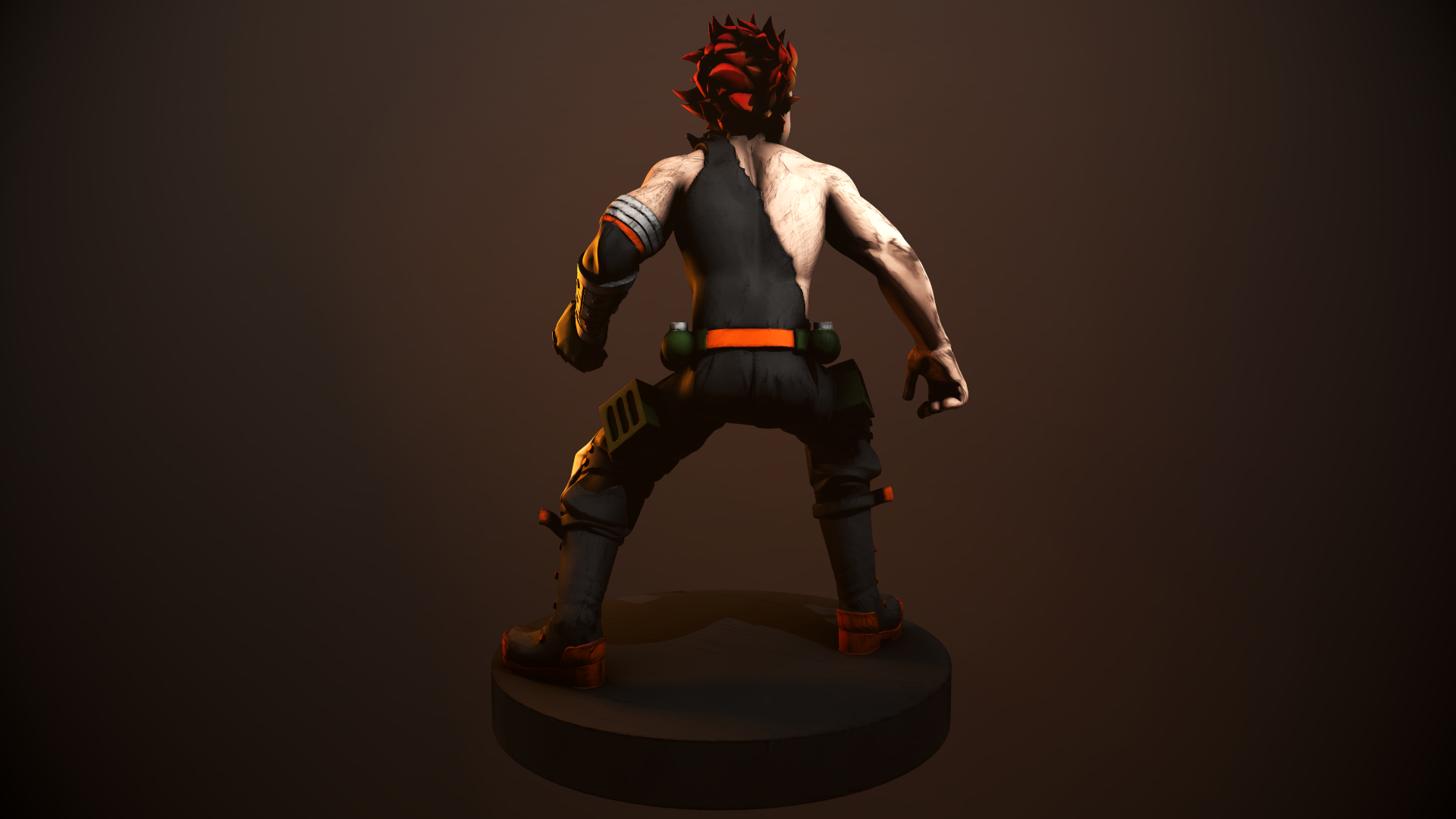 STL file Katsuki Bakugou 3D print model figure 👾・3D printer design to ...