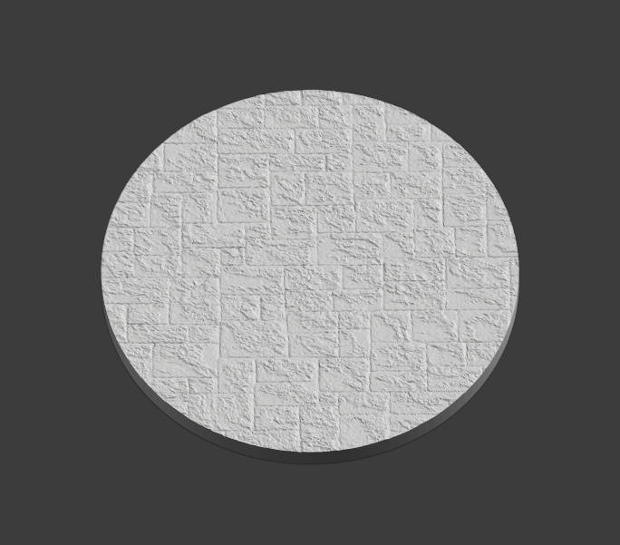 🧱 Basic Brick (Rough - 25mm Base)・Free 3D File for ・Cults