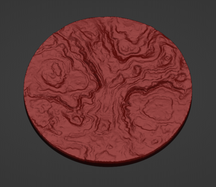 🌋 Basic Cooled Lava (25mm Base)・Free 3D File for ・Cults