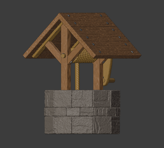 Free 3D file The Well (28mm Scale) 🪵 ・3D print design to download・Cults