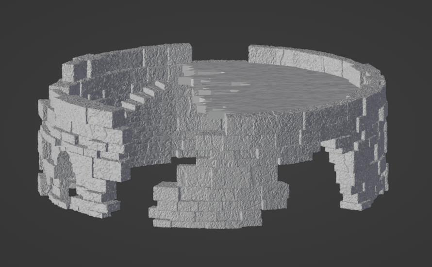 Free 3D file Ruined Wizard's Tower ( 28mm Scale ) 🪄 ・3D printer design ...