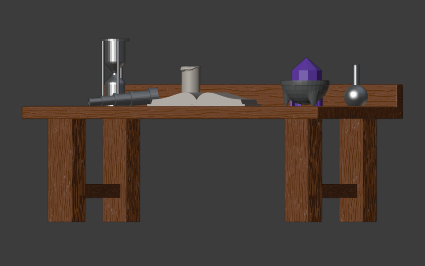 Free 3D file Wizard's Table W/Items 🧙 ・3D printable design to download ...