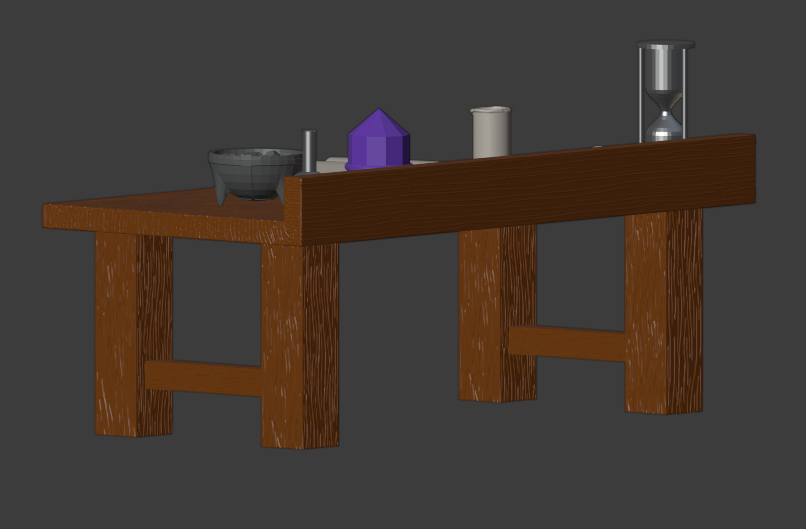 Free 3D file Wizard's Table W/Items 🧙 ・3D printable design to download ...