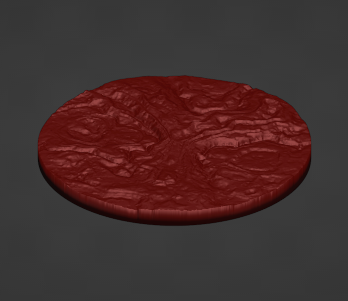 🌋 Basic Cooled Lava (25mm Base)・Free 3D File for ・Cults