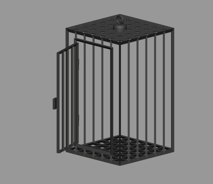 Free 3D file Iron Prisoner Cage 🎲 ・3D printable object to download・Cults