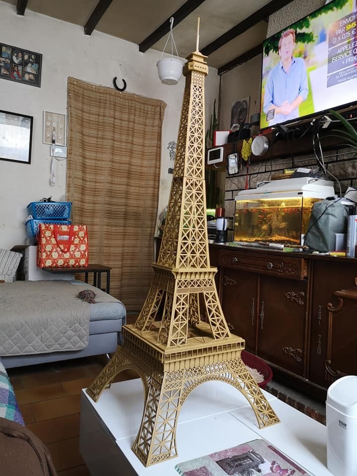 3D printing Eiffel Tower HD・Cults