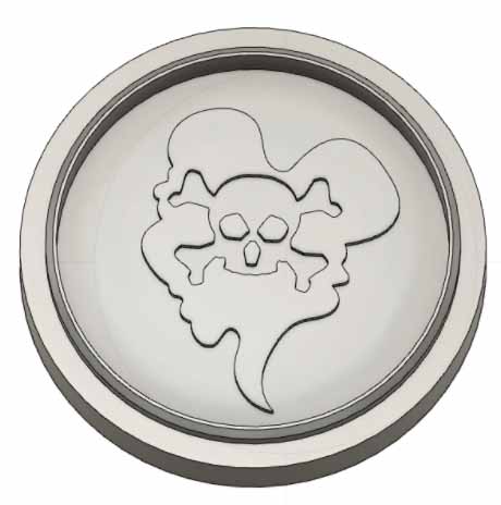 Fichier STL Warhammer Underworld: Token "Gaz mortel" de Thundrick ⚔ ...