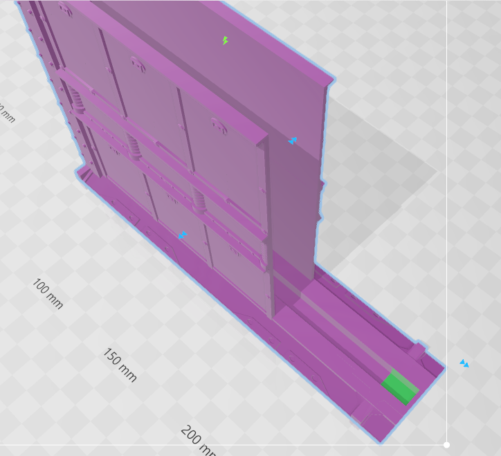 Free 3D file Fixed Wall Section for Sliding Imperial Gate and walls ⚔ ...