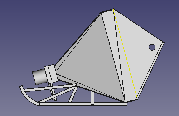 Free STL file trémie à béton couchée / laydown concrete bucket 🪣・3D ...