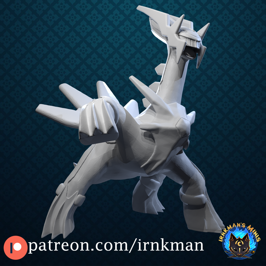Free STL file Dialga (Pokemon 35mm True Scale Series) 🐉 ・3D printing ...