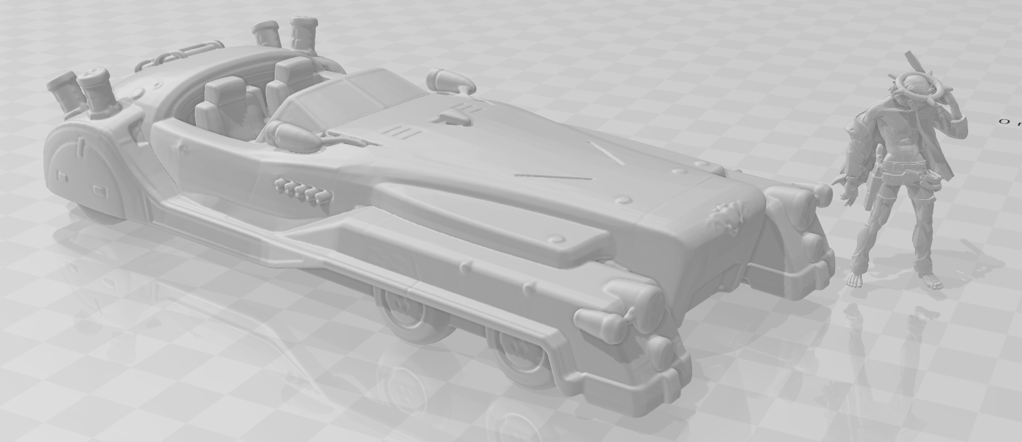 STL file Happy Chaos (Guilty Gear) +Car ⚙️ ・3D printable design to ...