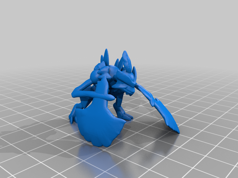 Archivo STL gratis Scyther / Scizor / Mega Scizor / Kleavor (35mm True ...