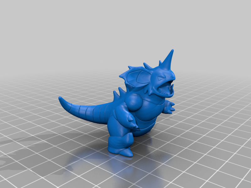 Archivo STL gratis Nidoran M / Nidorino / Nidoking (Pokemon 35mm Scale Series) 🐉 ・Objeto ...