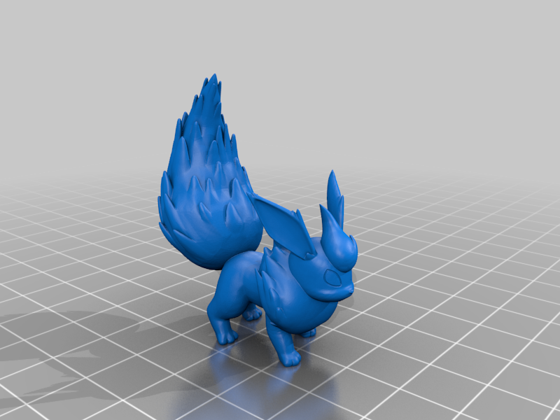 Arquivo grátis STL Eevee / Flareon / Jolteon / Vaporeon (Pokemon 35mm ...