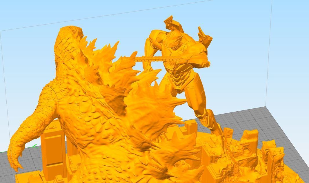 🎨 Godzilla・ 3D File for ・Cults