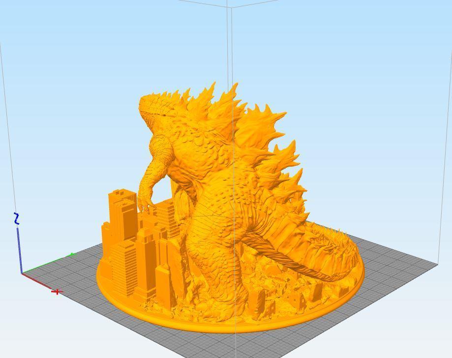 3D print Godzilla・Cults