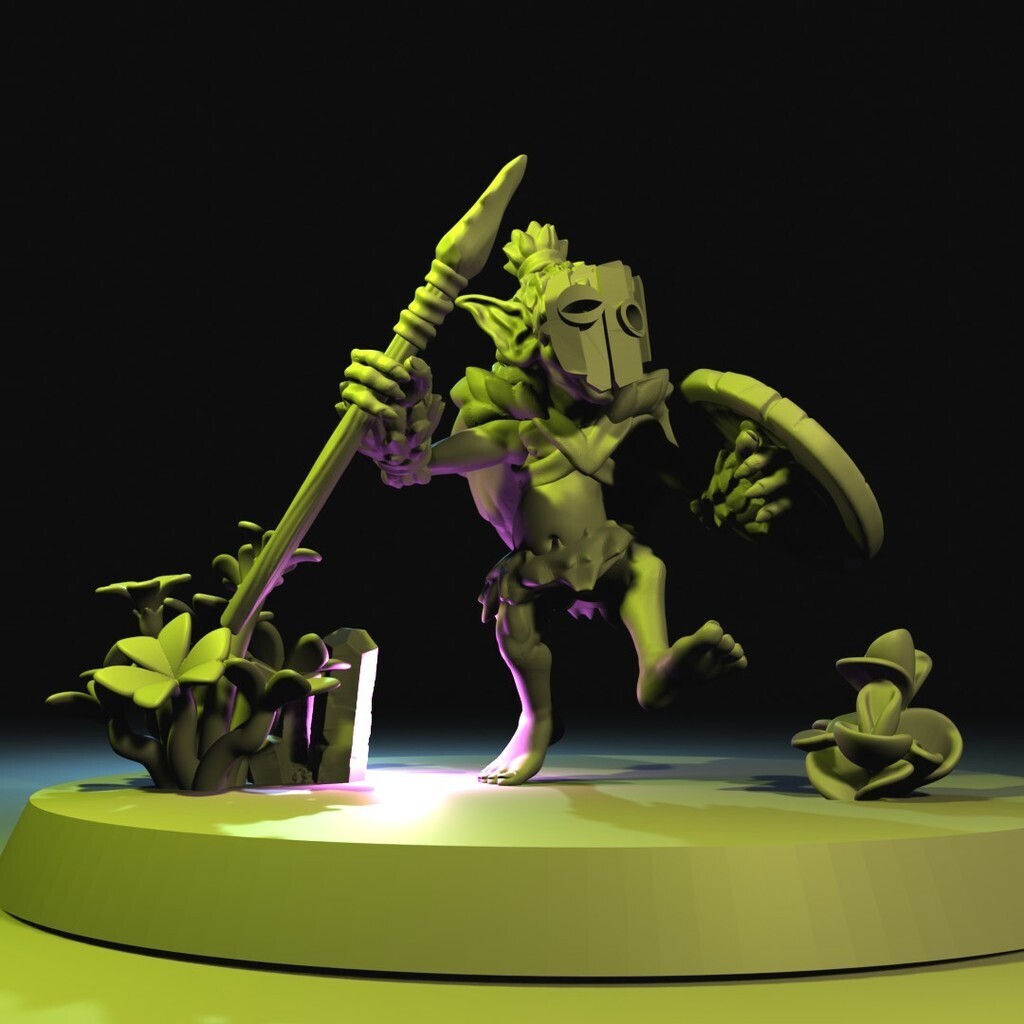 Archivo STL gratis Máscaras Tiki (28mm) 👺 ・Modelo de impresión 3D para ...