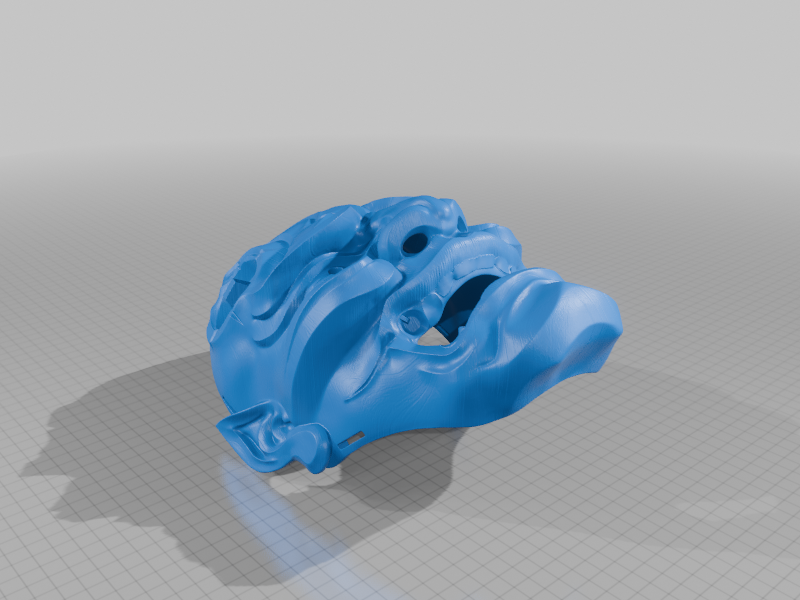 Archivo 3D gratis Traditional Japanese Hannya Mask Oni Mask Samurai ...