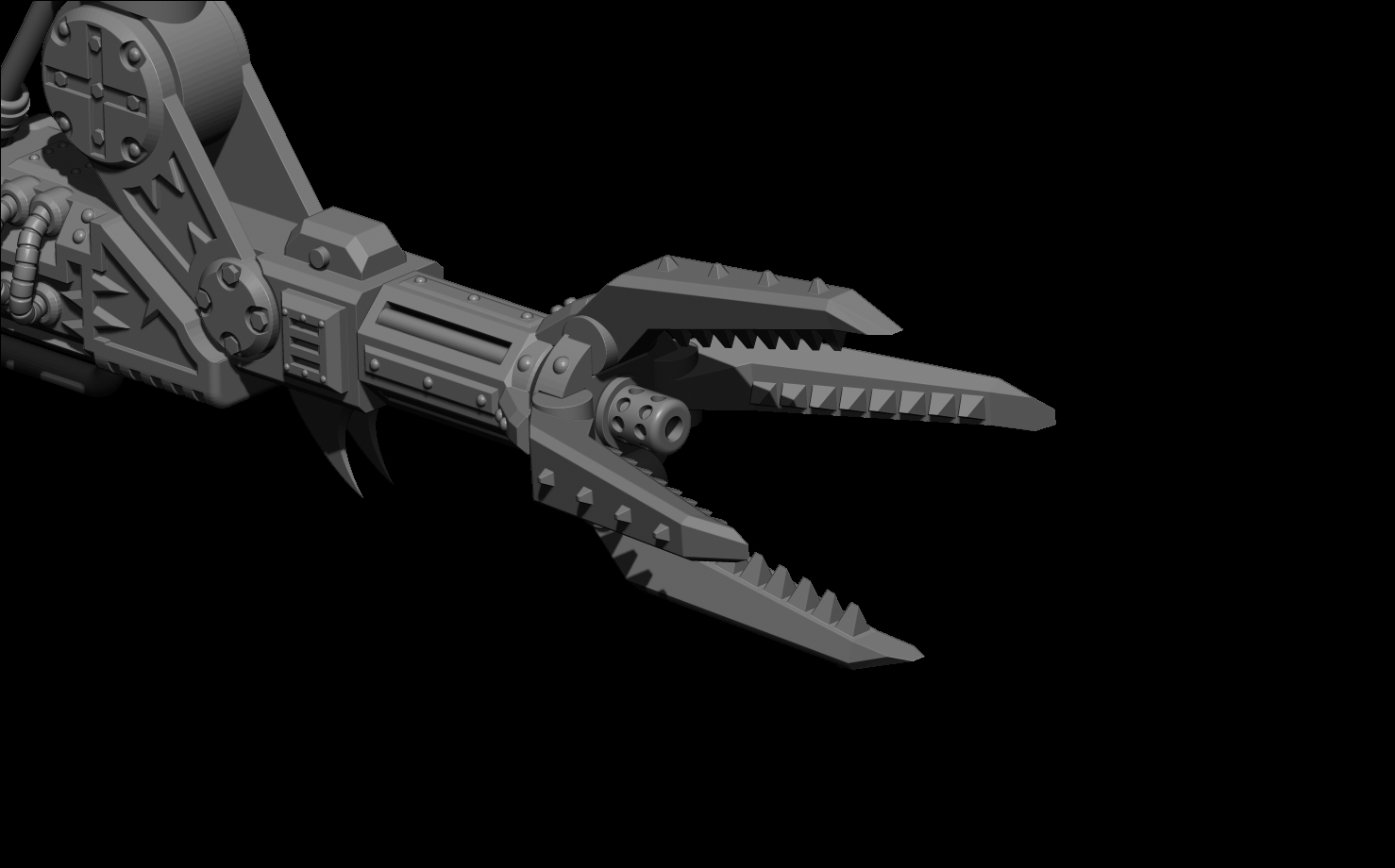 💪 Chaos Knight Claw Arm・ 3D File for ・Cults