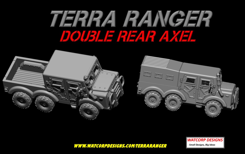 3D file Terra Ranger Wargames Trucks 🚚 ・Model to download and 3D print ...