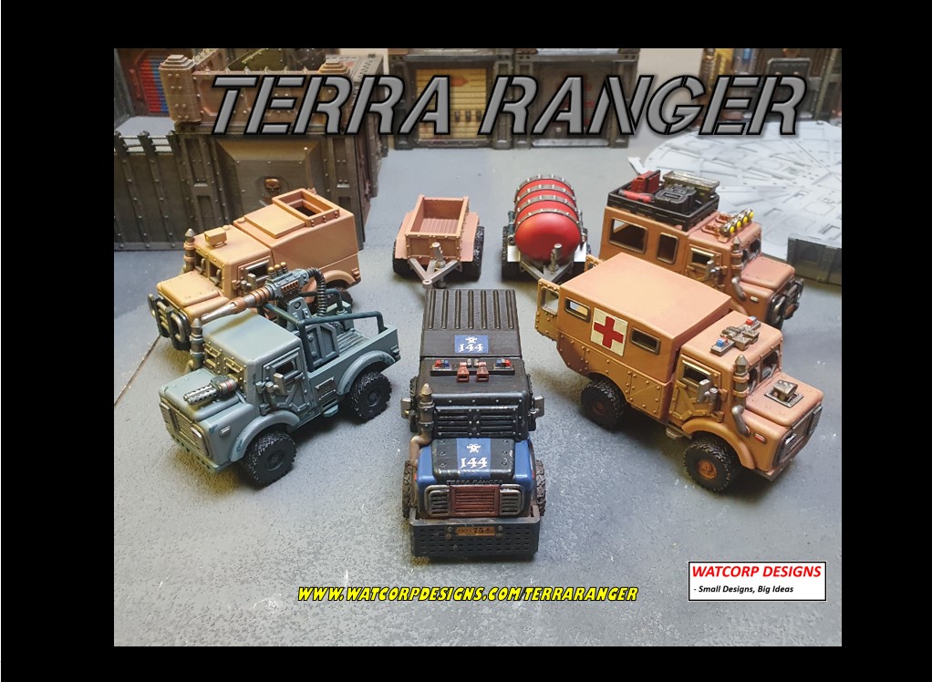 arquivo 3D Camiones Terra Ranger Wargames 🦸 ・modelo para impressora 3D ...