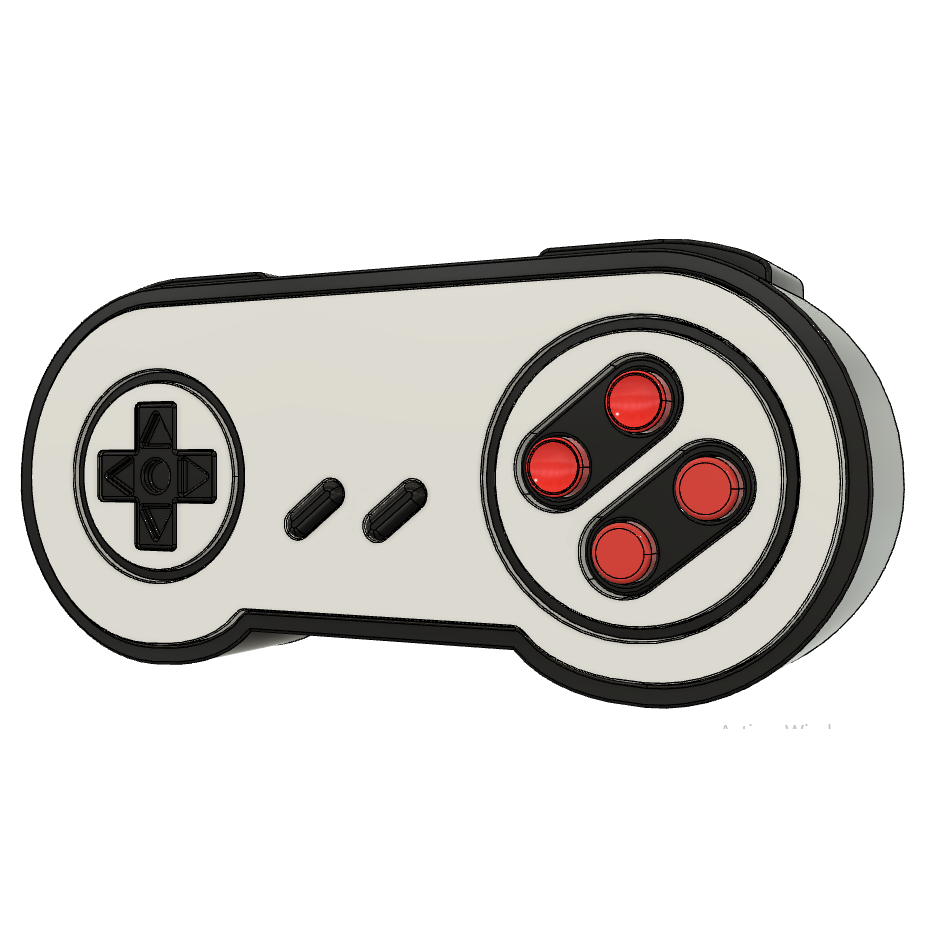 STL file SNES Controller Light Led 🎛️ ・3D printable model to download・Cults